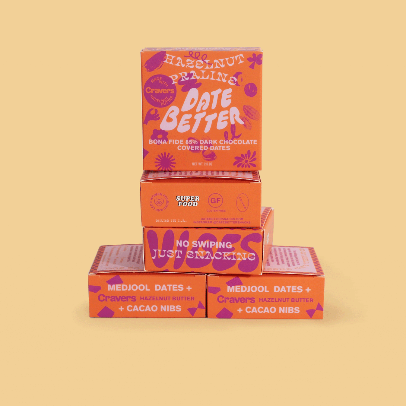 Date Better x Cravers Hazelnut Praline | Date Better Snacks ...