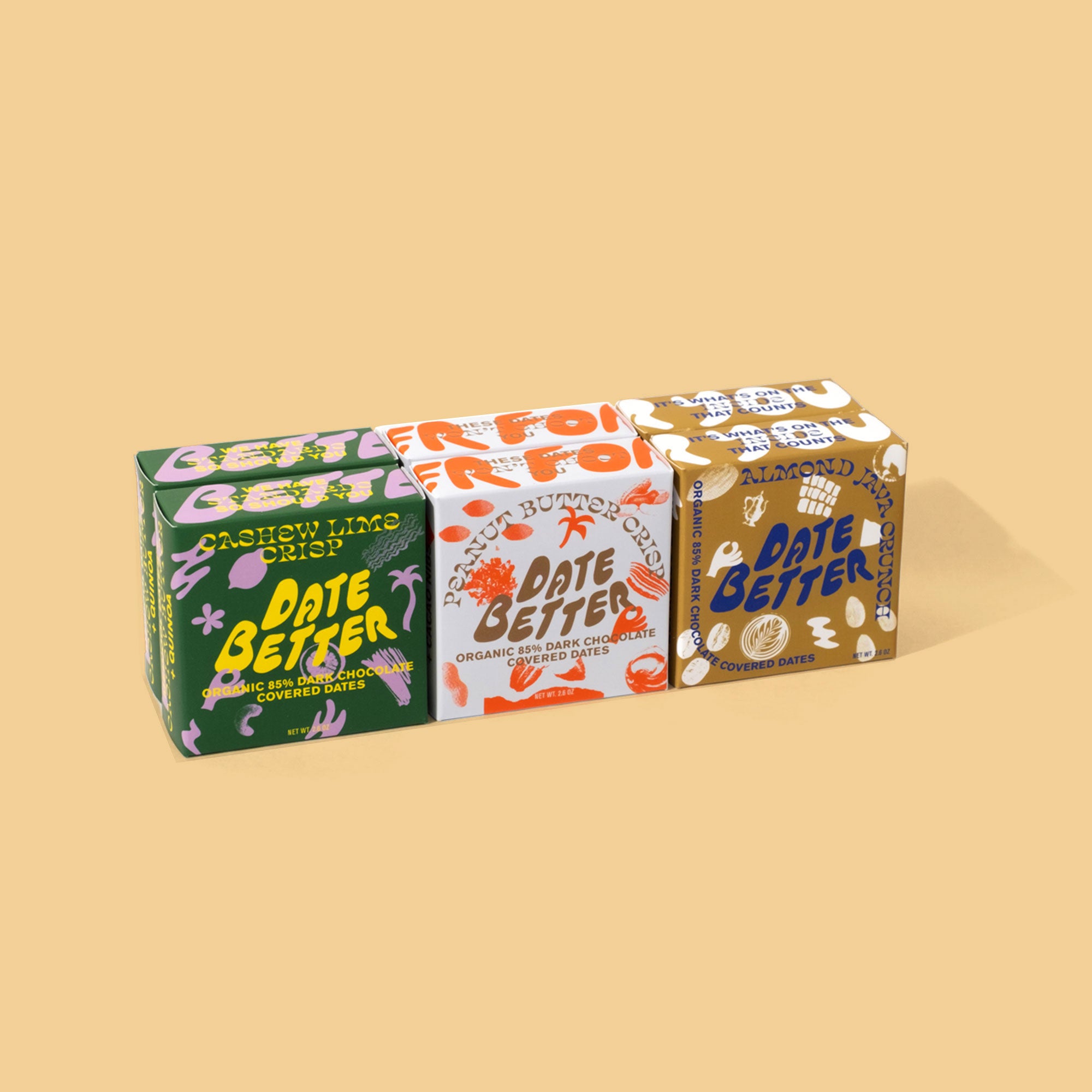 3 Flavor Variety Pack | Date Better Snacks – datebettersnacks