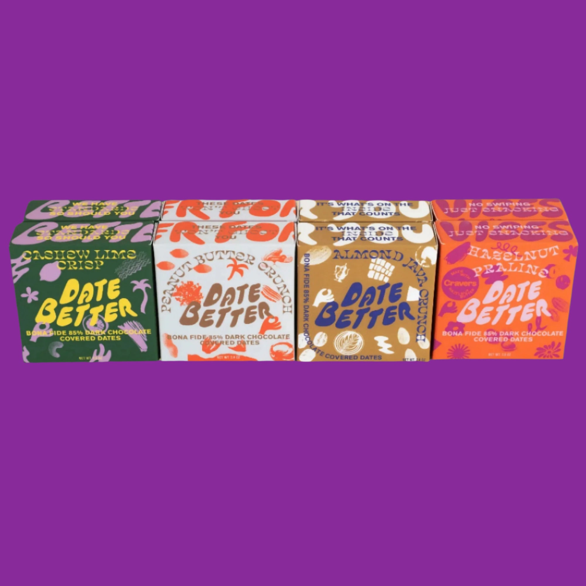4 Flavor Variety Pack | Date Better Snacks – datebettersnacks